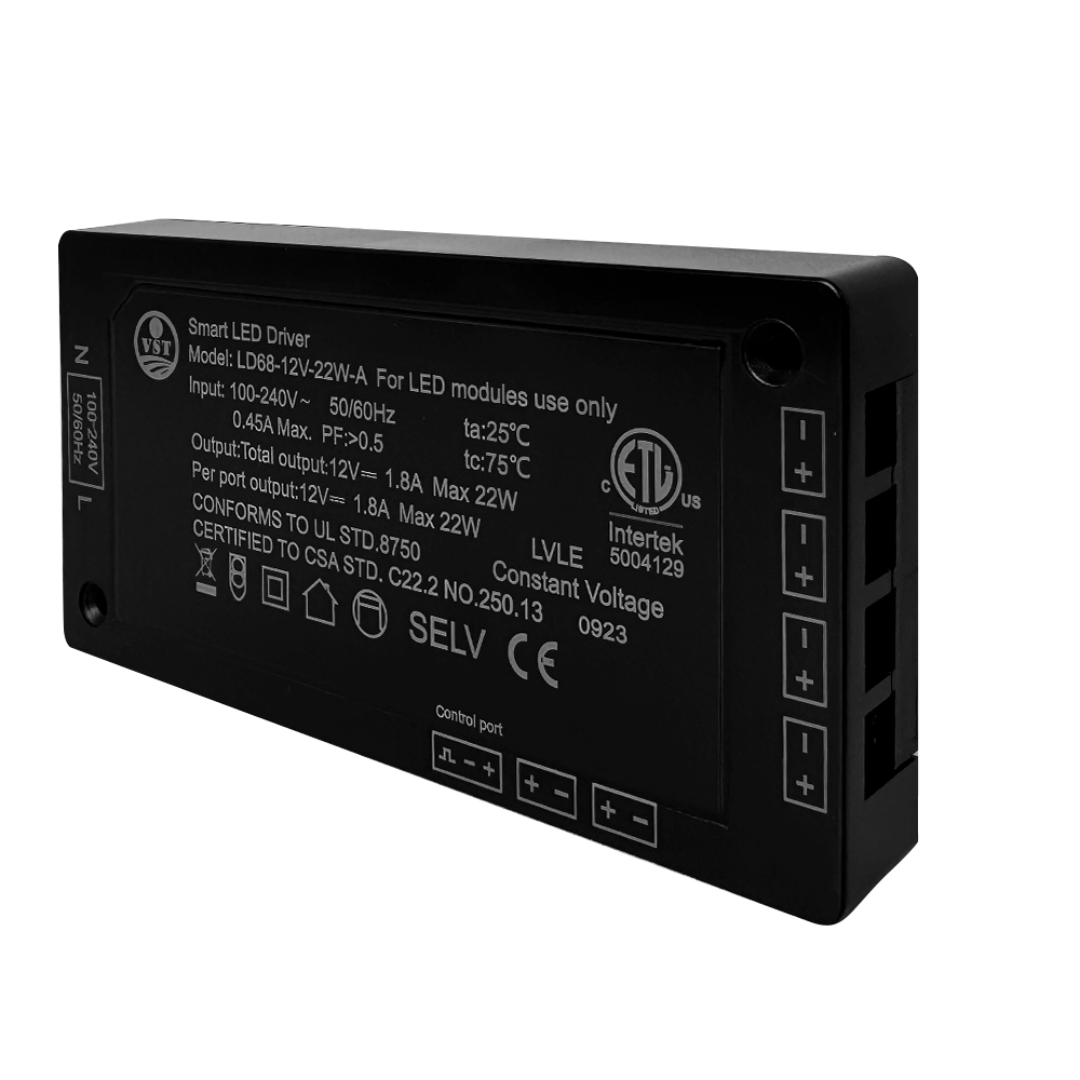 TSDC22 – Heavy Duty 12V DC 22W Transformer for LED Modules – Tampa Home ...