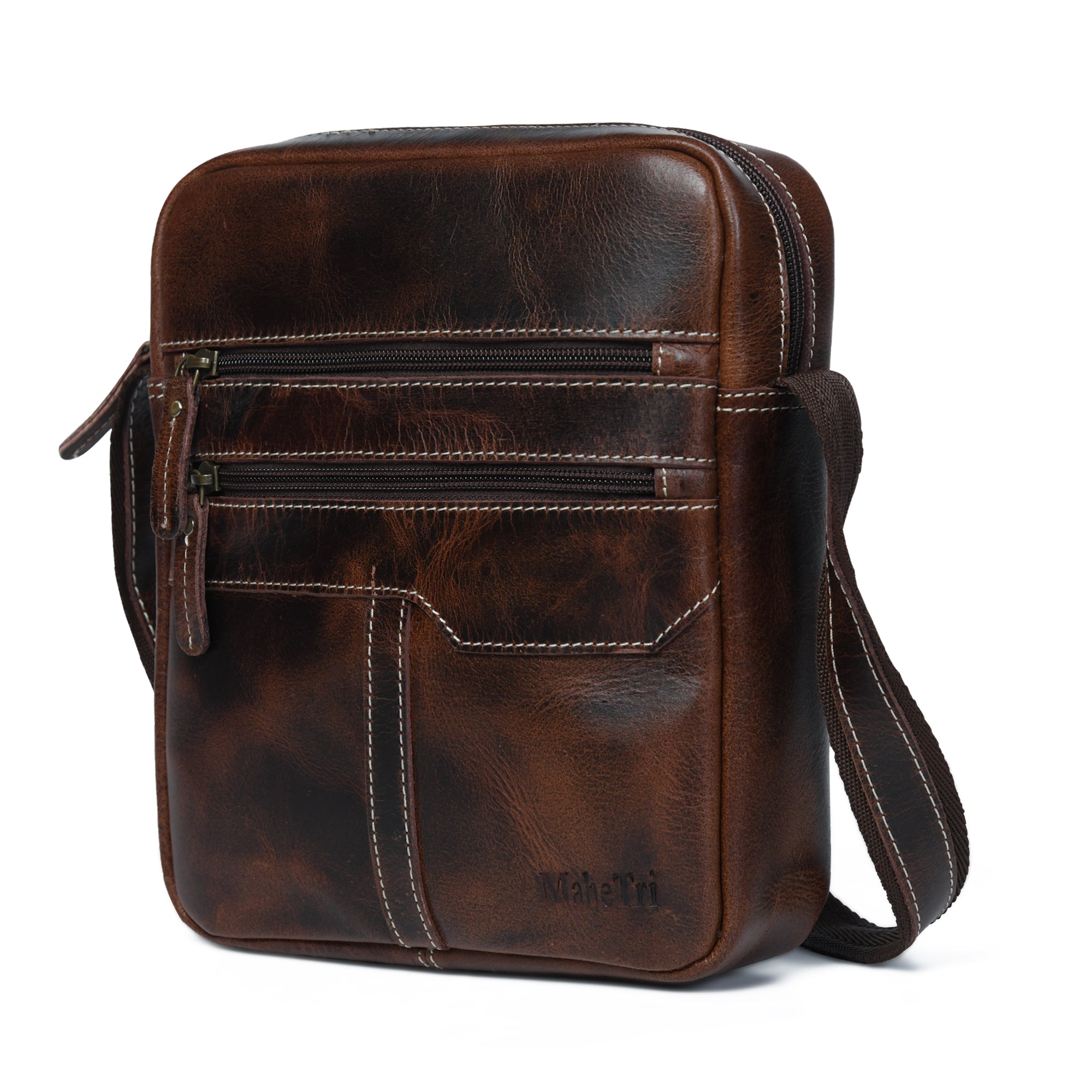 The Compact Messenger- Dark Brown – Tampa Home & Garden Store
