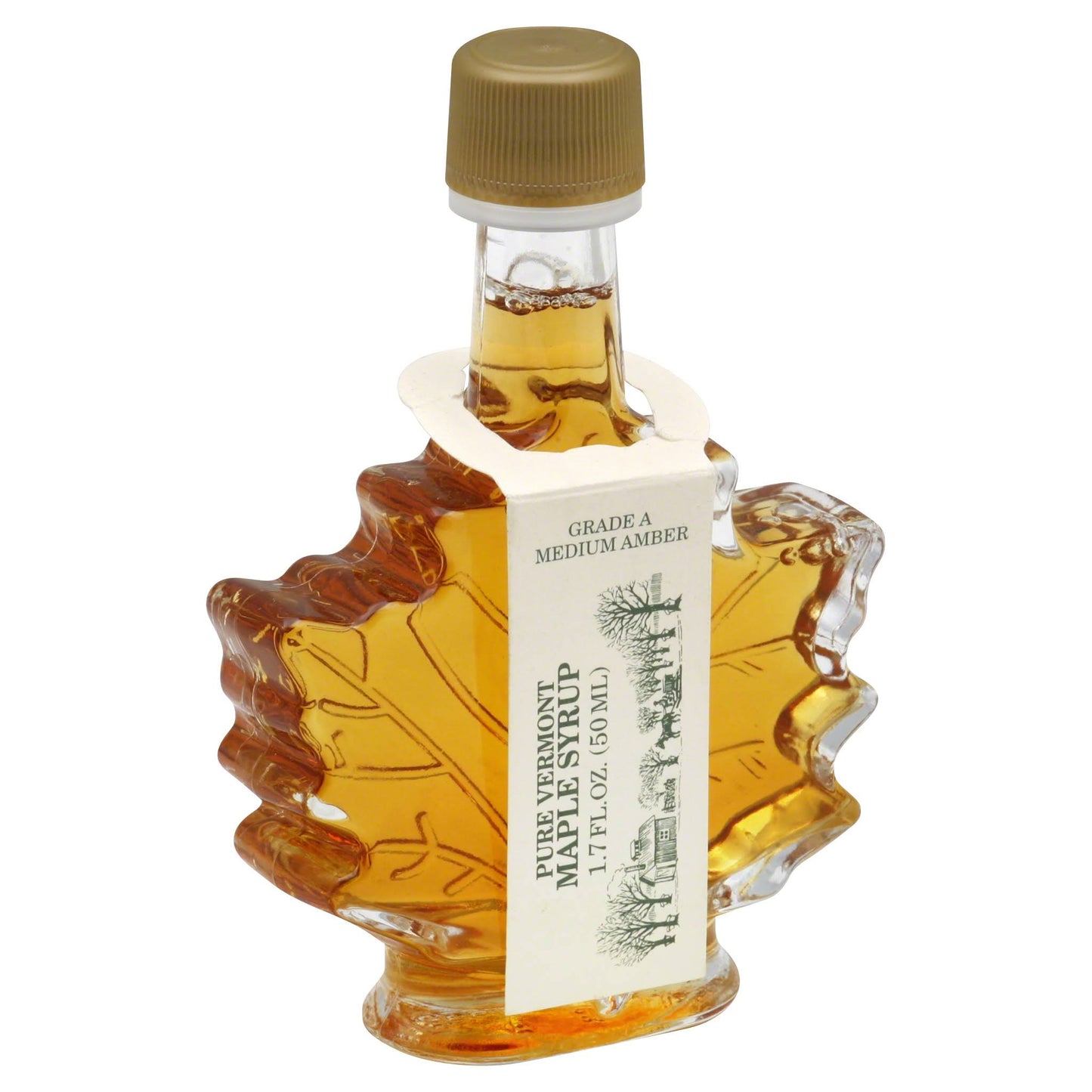 Maple Leaf Grade A Amber Color Rich Taste Vermont Maple Syrup - 1.7 Ou ...